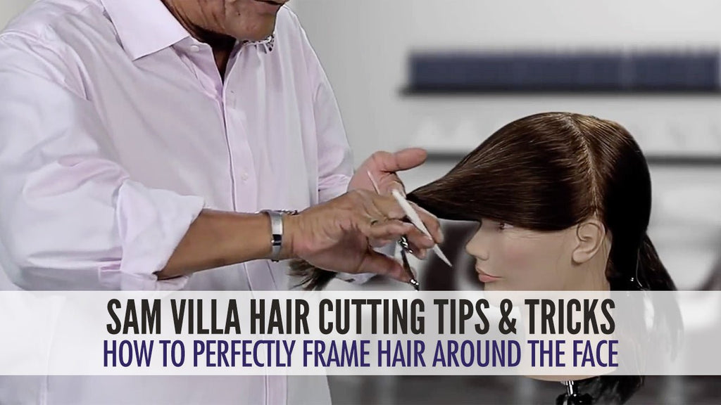 How to cut face framing layers VIDEO | Sam Villa