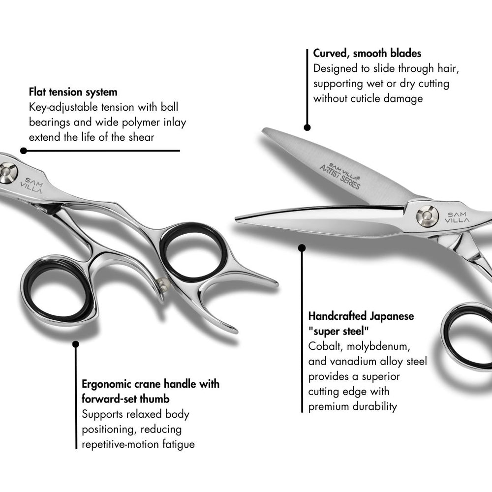 Sam Villa Artist Series Shears | 6" Slide Cutting Shear