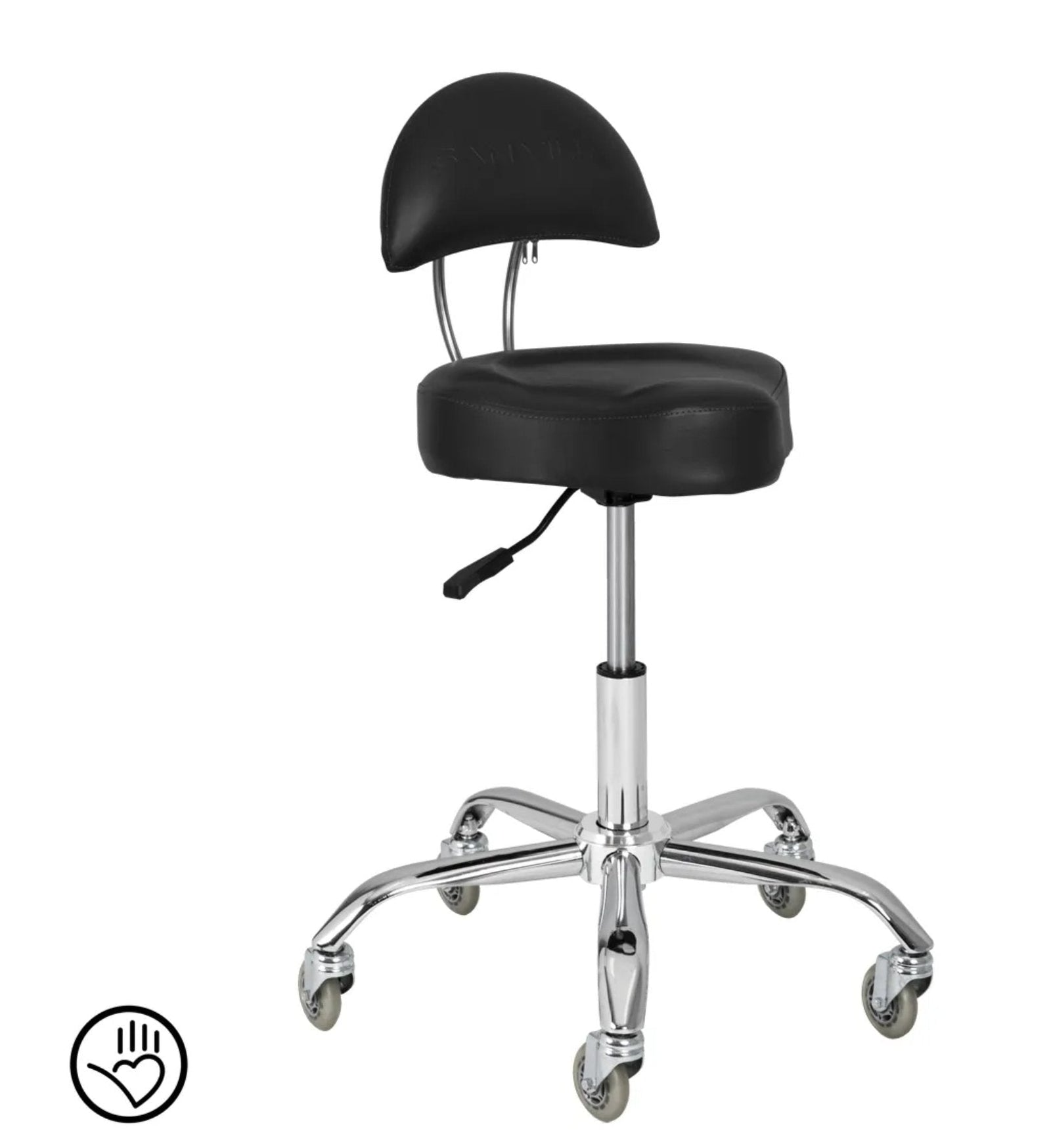 Hairdressing Cutting Stool - Black | Grey | White - Sam Villa